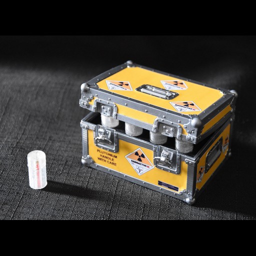 PLUTONIUM CASE BTTF 3D Print HQ 1-8 Scale